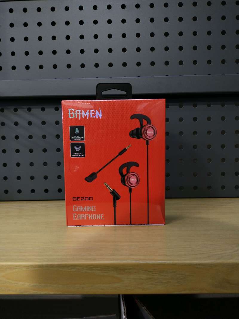 Jual IN-EARPHONE GAMING GAMEN GE200 DUAL MICROPHONE STEREO SURROUND di ...