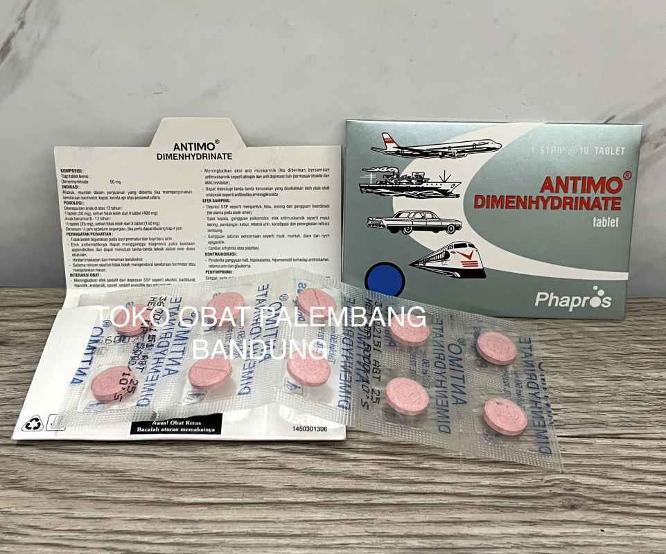 Jual Antimo Dimenhydrinate 10 Tablet Di Seller Delarosa Oces - Bali ...
