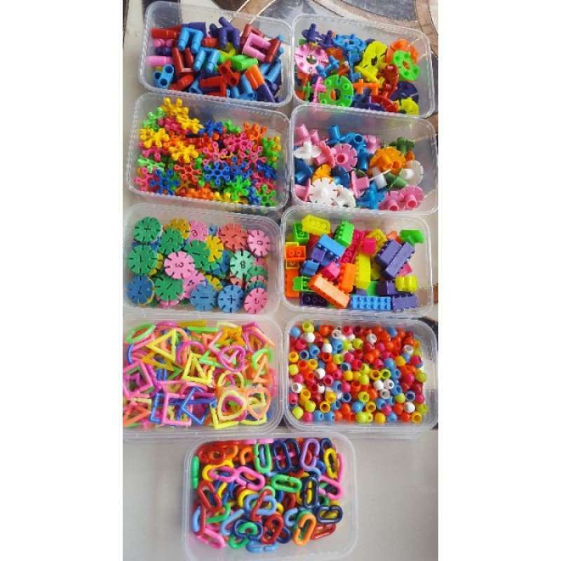 Jual BOMBIK TANGKAI TAZOS MERONCE LEGO MANIK GEOMETRI KUBUS HURUF ...