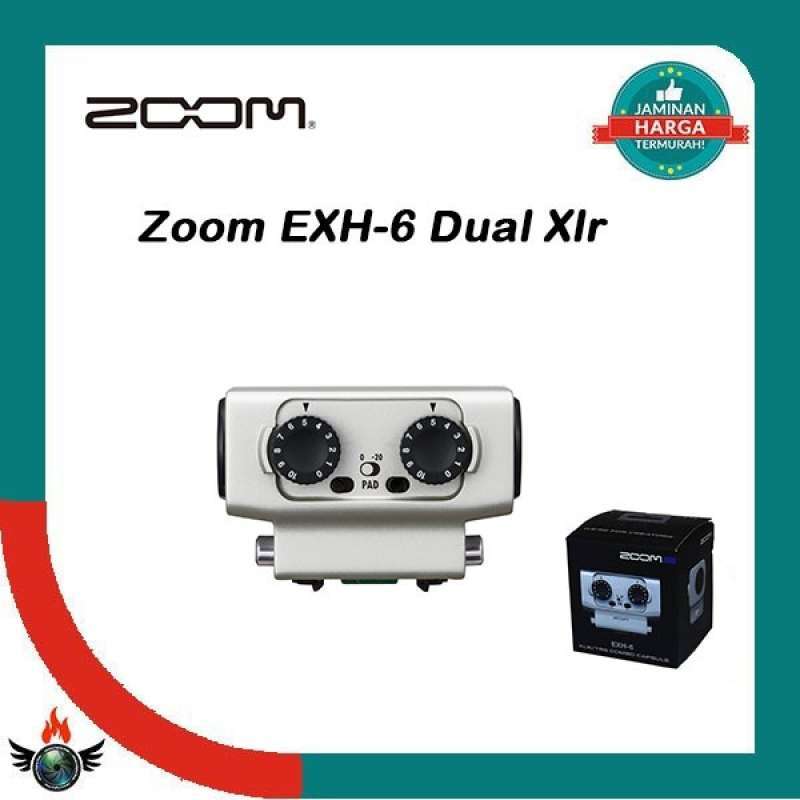 Jual BEST SALE Zoom EXH-6 Dual Xlr - Trs Input Capsule For Zoom H5 / H6 ...