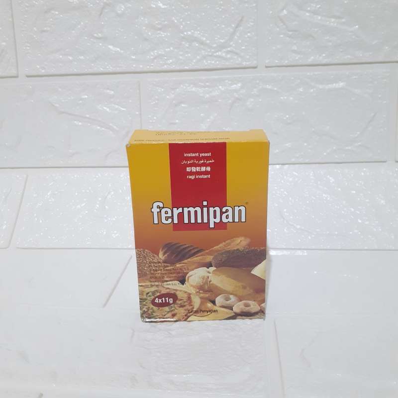 Promo Fermipan Ragi Instan / Ragi Kering Sachet 4 x 11 gr / 1 Box ...