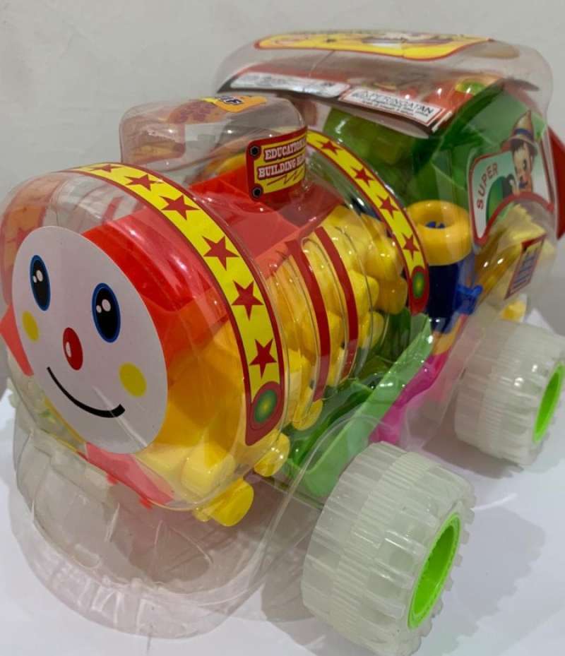 Jual MAINAN ANAK LEGO BLOCK BESAR TOPLES BENTUK KERETA di Seller Pasar ...