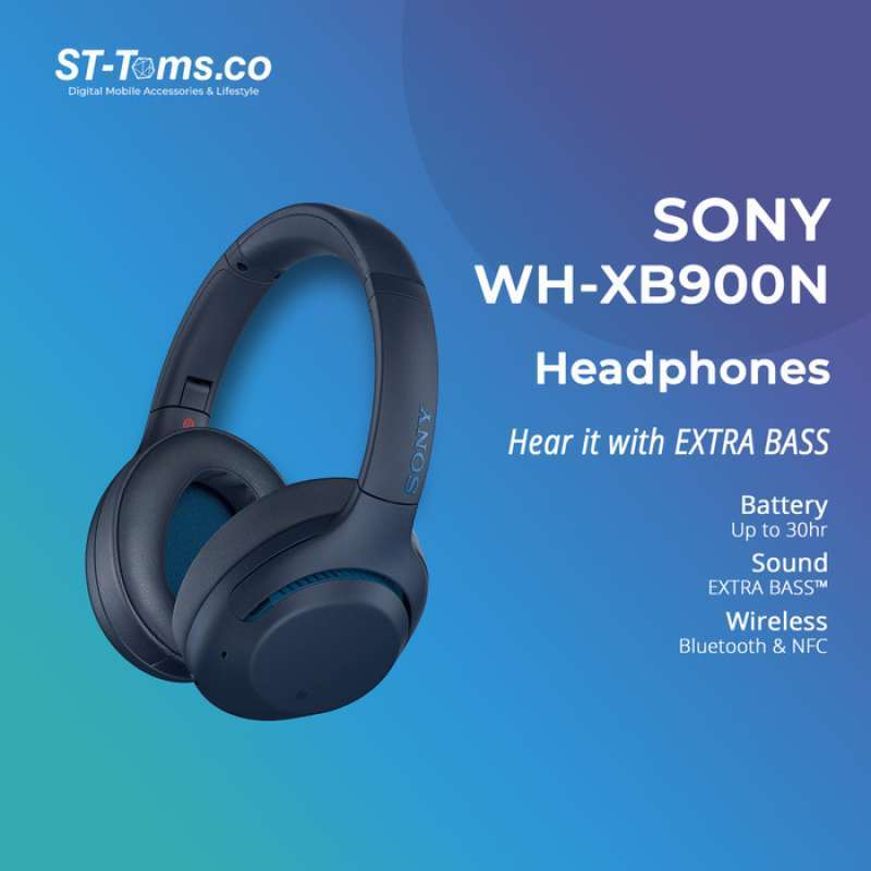 Jual Sony WH-XB900N / WH-XB 900N / WH-XB900 N Extra Bass Wireless ...