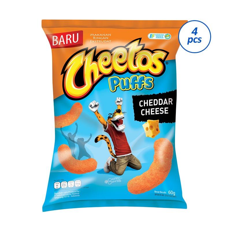 Jual Cheetos Puffs Cheddar Cheese Snack [60 G/ 4 Pcs] Di Seller ...