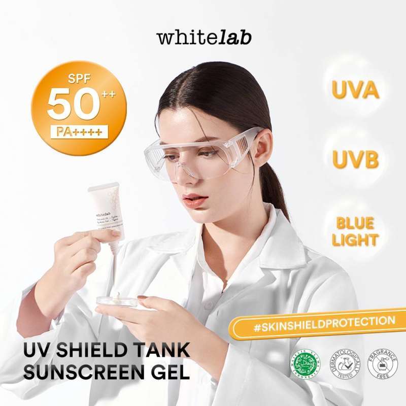 Jual Whitelab UV Shield Tank Sunscreen Gel SPF 50++ | Sun Screen ...