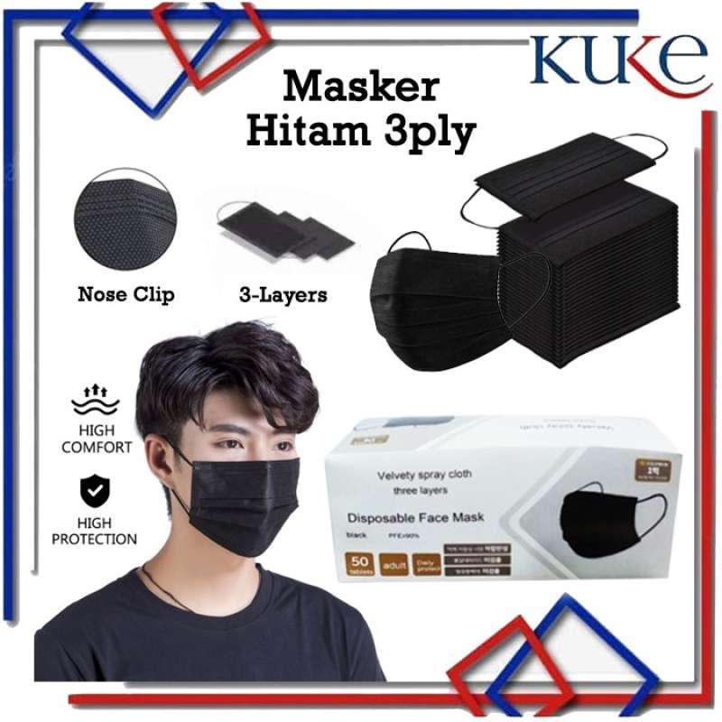 Jual MASKER EAR LOOP 3PLY HITAM MASKER MULUT HITAM 3 PLY MASKER MEDIS ... Jual MASKER EAR LOOP 3PLY HITAM MASKER MULUT HITAM 3 PLY MASKER MEDIS ...