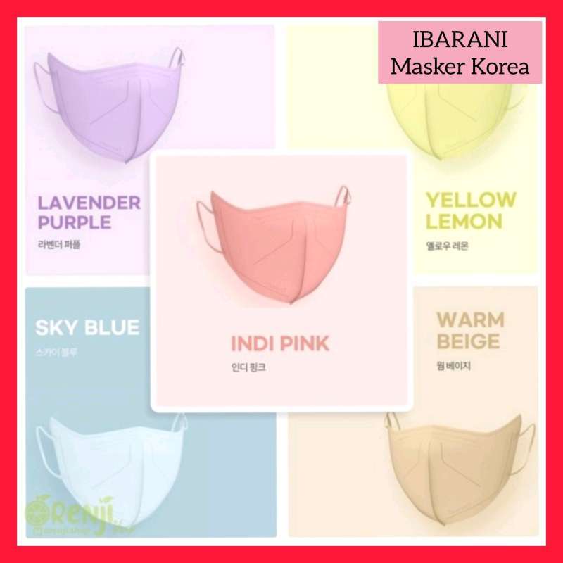 Jual Ibanari Masker Korea Premium Mask 4 Ply Kemasan Pack 1 Pcs Di ...