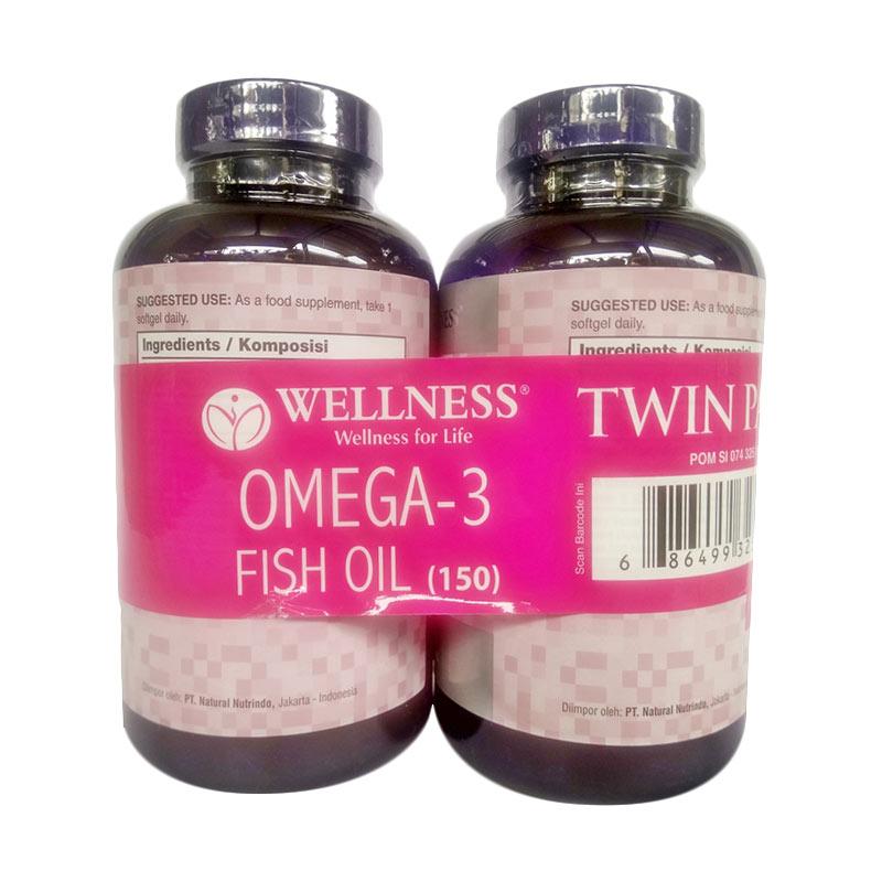 Jual Wellness Omega 3 Fish Oil [150 Softgels] di Seller RatuVitamin ...