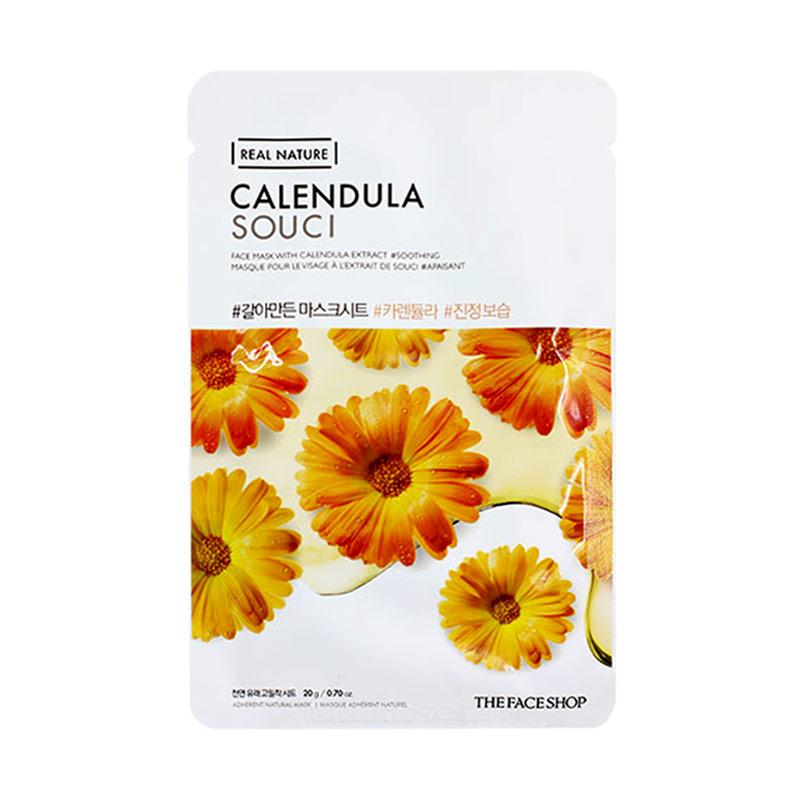 Jual The Face Shop Real Nature Face Mask - Calendula di Seller Kingtiam ...