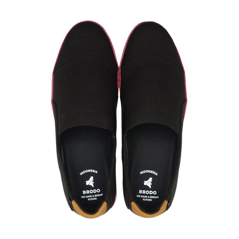 Jual Brodo Nitrous Sepatu Slip On Pria - Black Di Seller Brodo Official ...