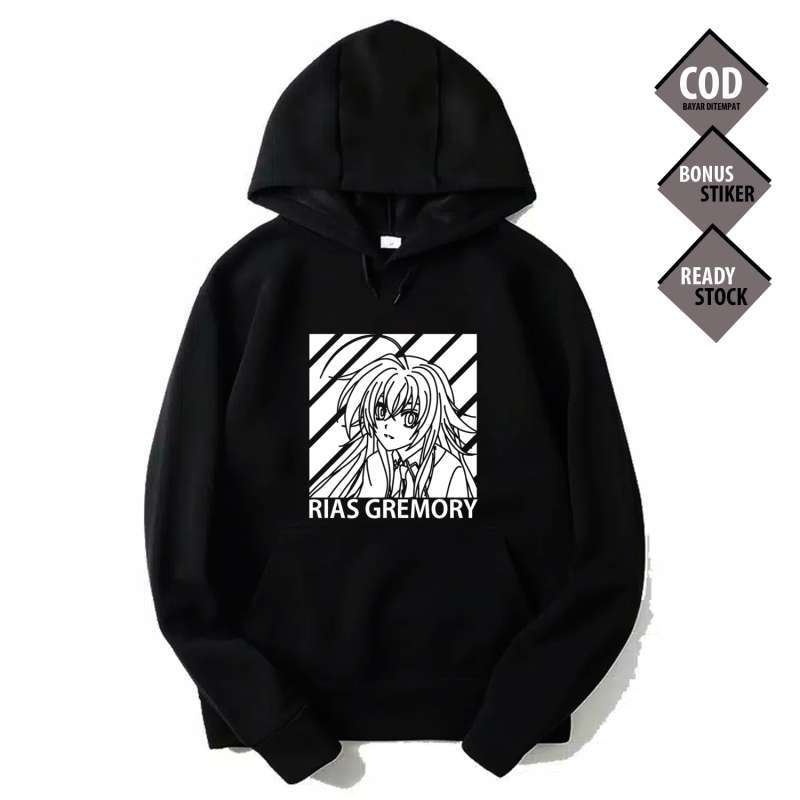 Promo HOODIE WAIFU ANIME MANGA RIAS GREMORY HIGH SCHOOL DXD RUNEAS ...