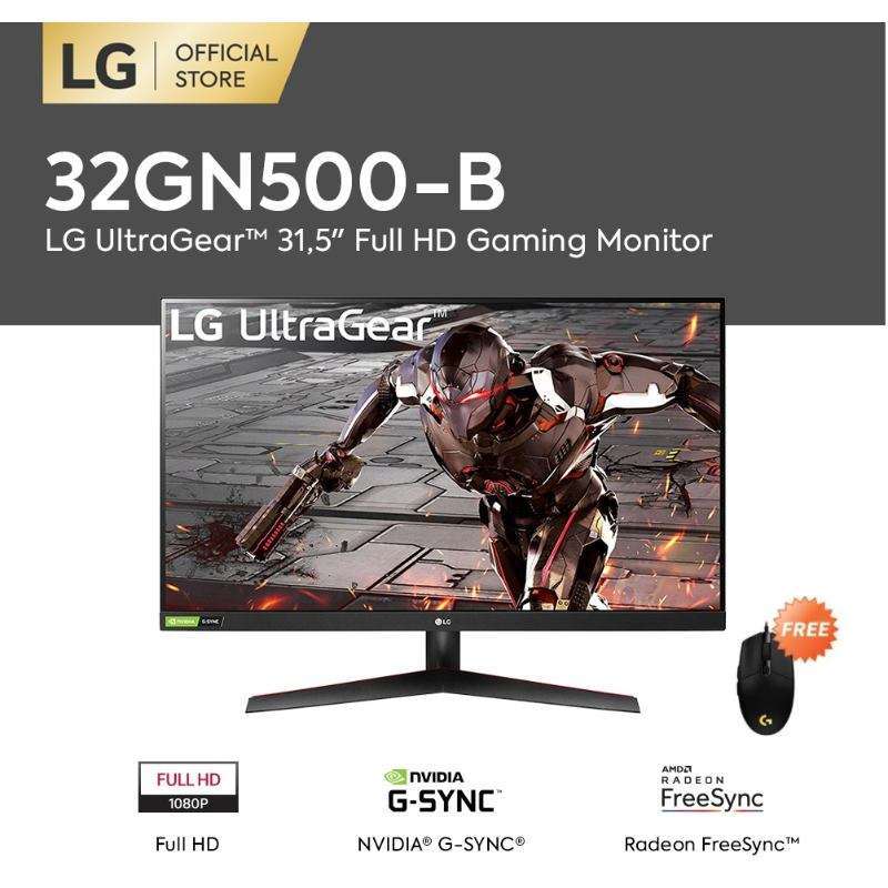 Jual Monitor LG LED 32 32GN500-B Full HD UltraGear 165Hz 1ms G-SYNC di ...