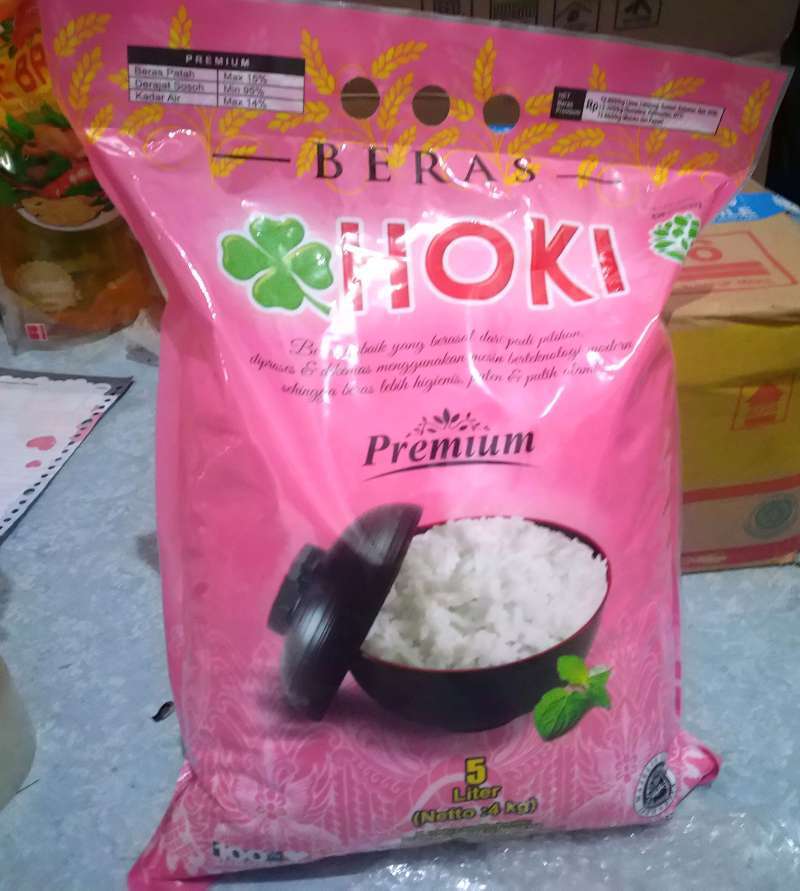 Jual Beras Hoki Premium 5 liter di Seller KhanzaStore - Kota Depok ...