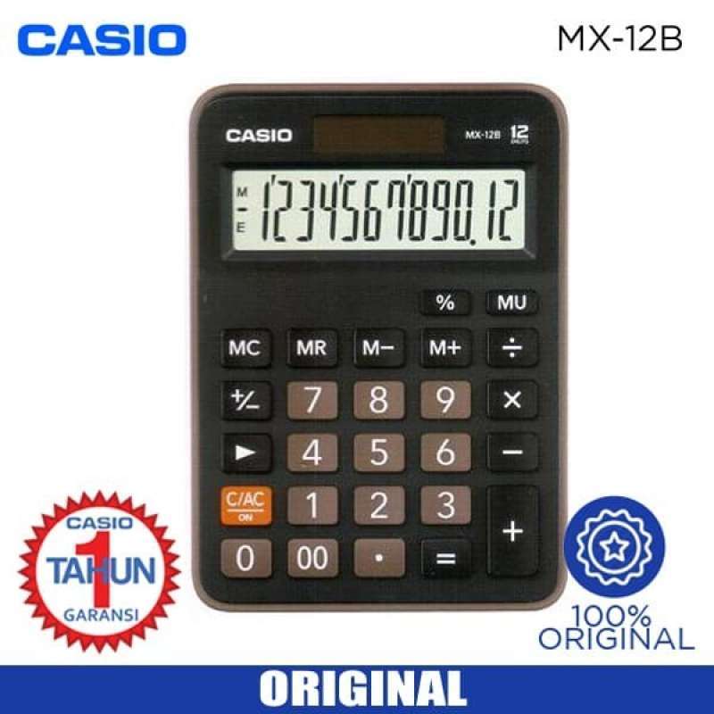 Jual Casio | Kalkulator (Desktop Calculator) | 12 digit | MX-12B ...