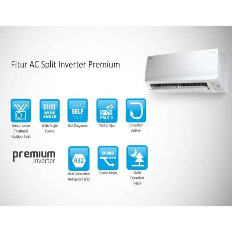 Jual Daikin FTKM71SVM4 AC Split 3 PK Split Premium Inverter Thailand ...