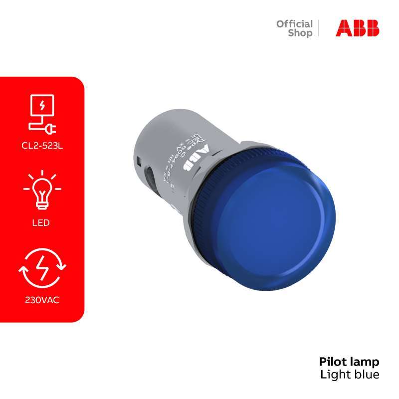 Jual ABB PILOT LAMP LIGHT BLUE LED 230V AC (CL2-523L) di Seller ABB Official Store - Glodok ...