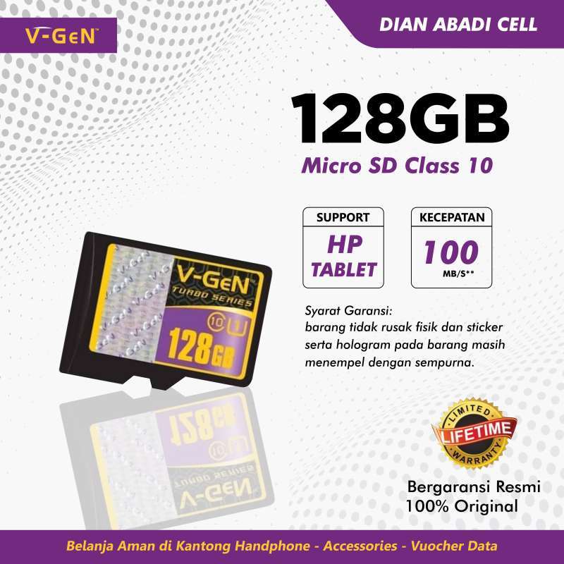 Jual MMC V-GEN 128GB CLASS 10 di Seller Dian Abadi Cellular - Mojolangu ...