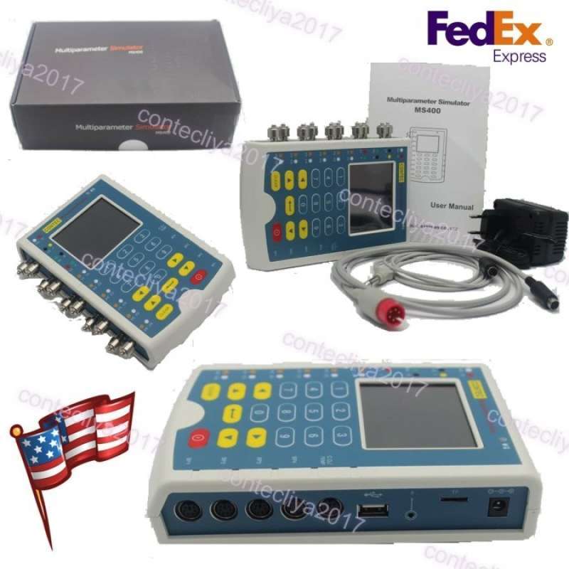 Jual CONTEC MS400 Portable Multiparameter Touch Color Patient Monitor ...