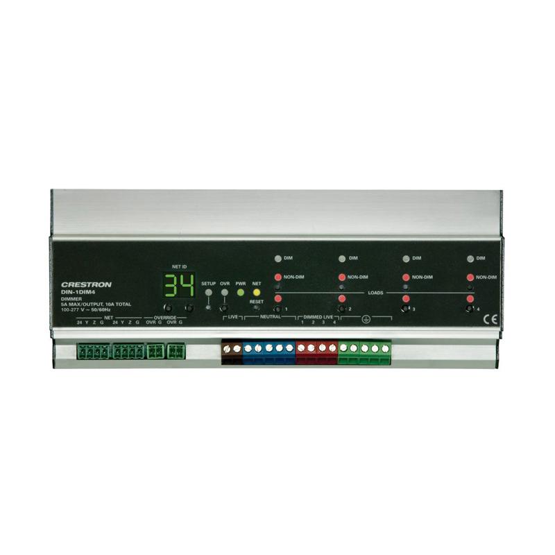 Jual Crestron Din-1dim4 Rail Dimmer [1 Feeds/ 4 Channels] Di Seller ...