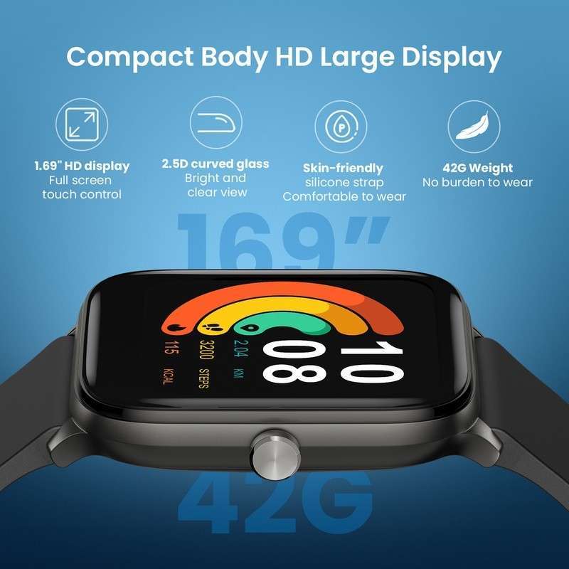 Promo HAYLOU GST LS09B Smartwatch Sport SpO2 Smart Watch IP68 Full HD 1 ...