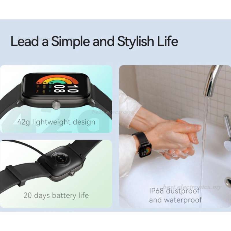 Promo HAYLOU GST LS09B Smartwatch Sport SpO2 Smart Watch IP68 Full HD 1 ...