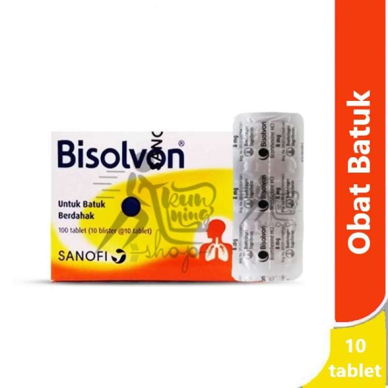 Jual Bisolvon @10 Tablet - Obat Batuk Berdahak Dan Pengencer Dahak Di ...