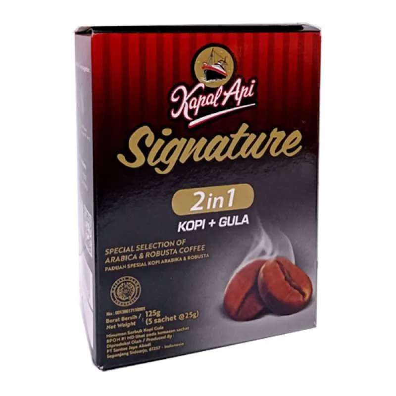 Jual Kapal Api Signature 2in1 Box [5 Pcs X 25 G] Di Seller Farmers ...