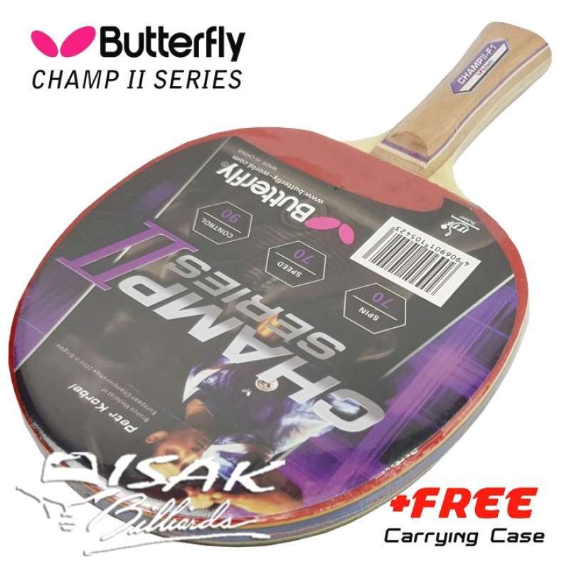 Jual Butterfly Champ Ii Pingpong Bat - Tenis Meja Ping Pong Tennis Bet (Kode 009) di Seller ...