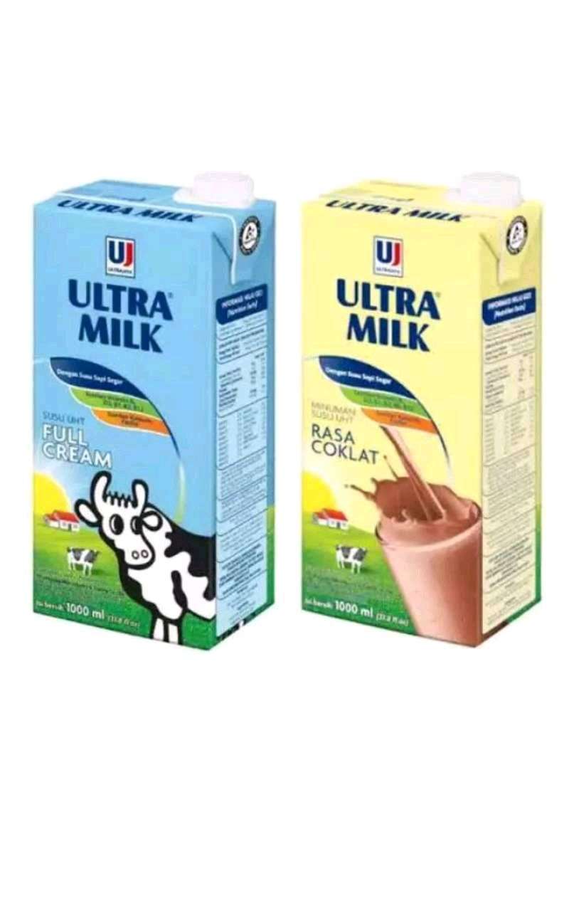 Jual Ultra Milk 1000 ml UHT Full Cream Chocolate di Seller Waroenk ...