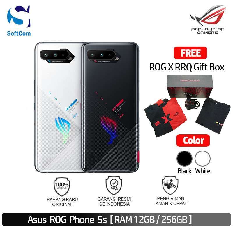 Jual Asus ROG Phone 5s [RAM 12GB/256GB] Garansi Resmi - Storm White di ...