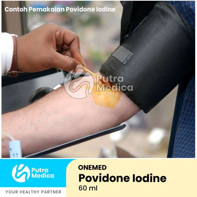 Jual Onemed Povidone Iodine 10% 60ml / Obat Merah / Larutan Antiseptik ...