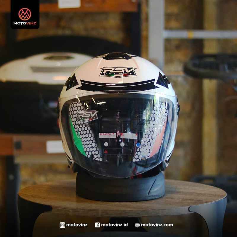 Jual RSV Helm Half Face Supercolor SCD White Original - M di Seller ...