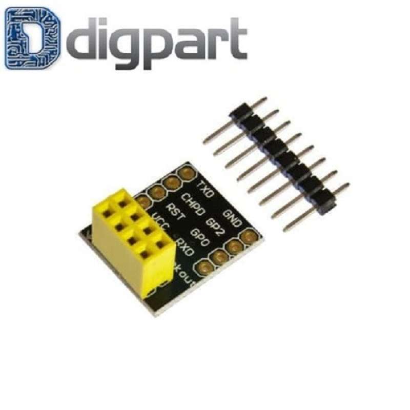 Jual ESP8266 01 Breakout Board / Adapter Plate Breadboard DIP ESP01 ESP-01 di Seller Digpart ...