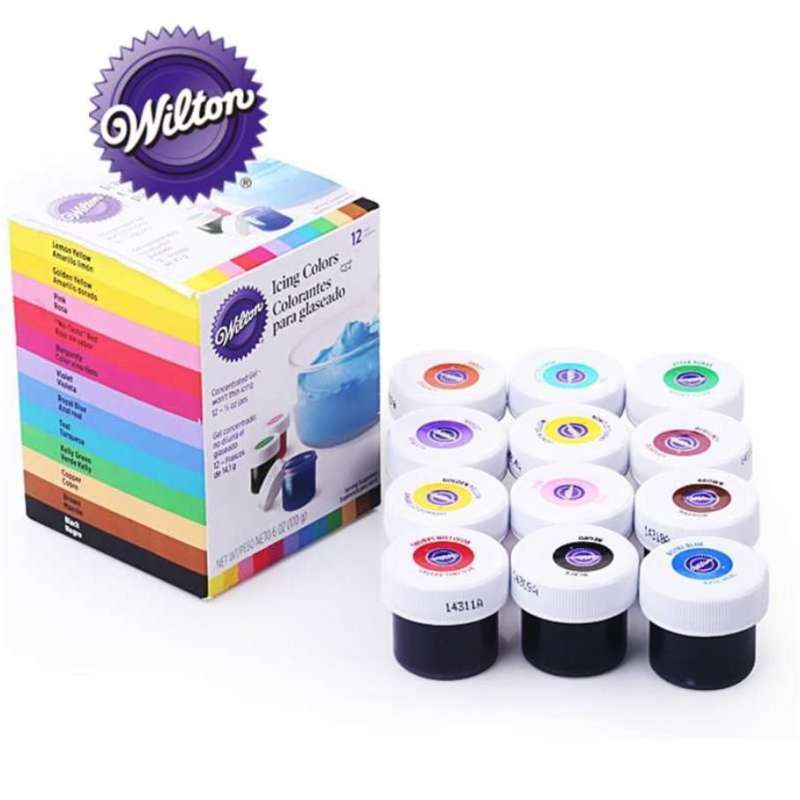 Jual Pewarna Makanan Wilton 14g Dan 28,3g Food Color Icing Colors ...