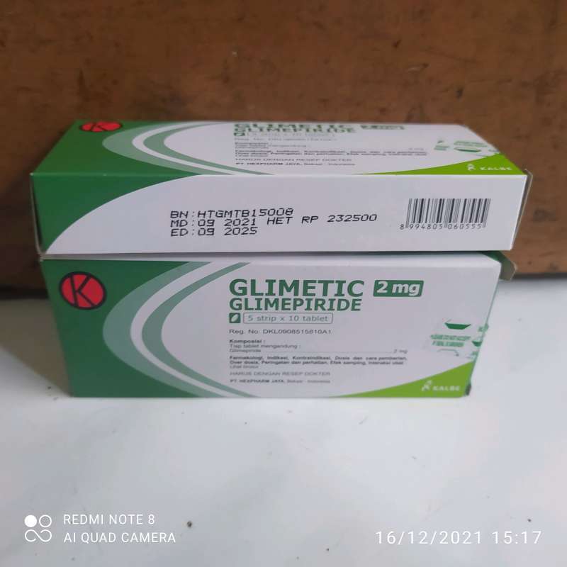 Promo Gli.. metic 2 mg box Diskon 15% di Seller Kia_Farmasi - Rawa ...