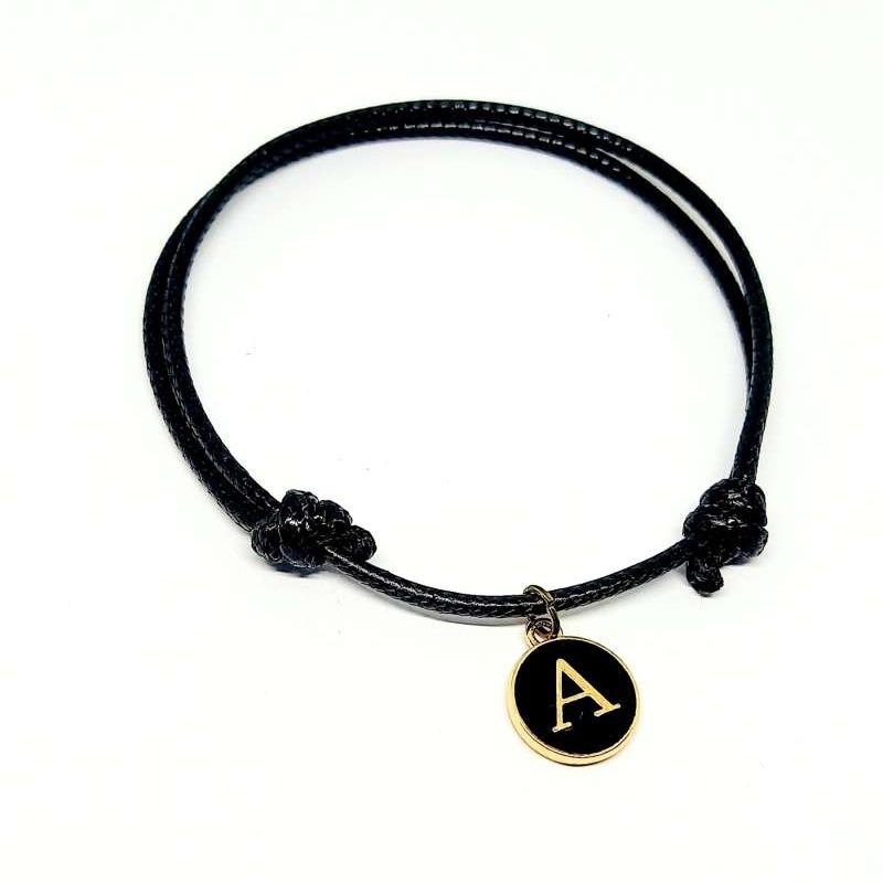 Jual Gelang Tali Huruf A-Z / Gelang Charm Huruf Bisa Pilih Huruf Abjad ...