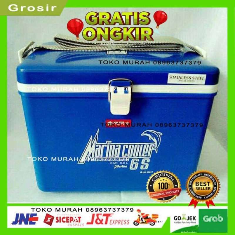 Jual RECOMMEND Cooler box es batu ice cream buah botol minuman piknik ...