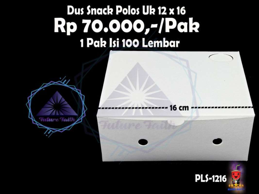 Jual PROMO DUS ISI 100 LEMBAR UK 12 X 16 DUS SNACK DUS MAKANAN RINGAN ...