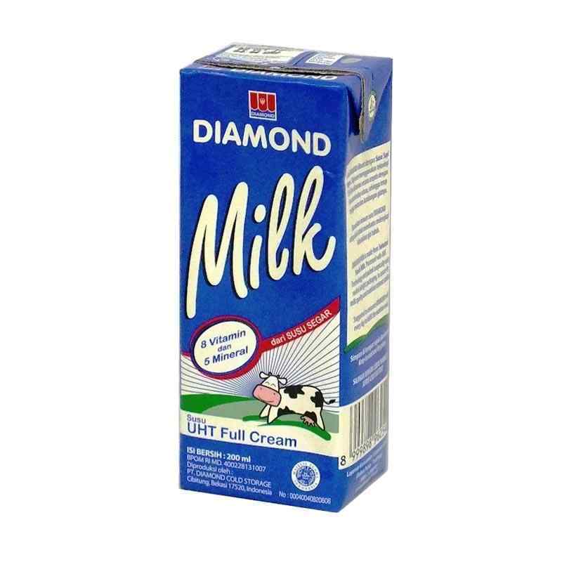 Jual Diamond milk full cream 200ml tta di Seller Farmers Market ...