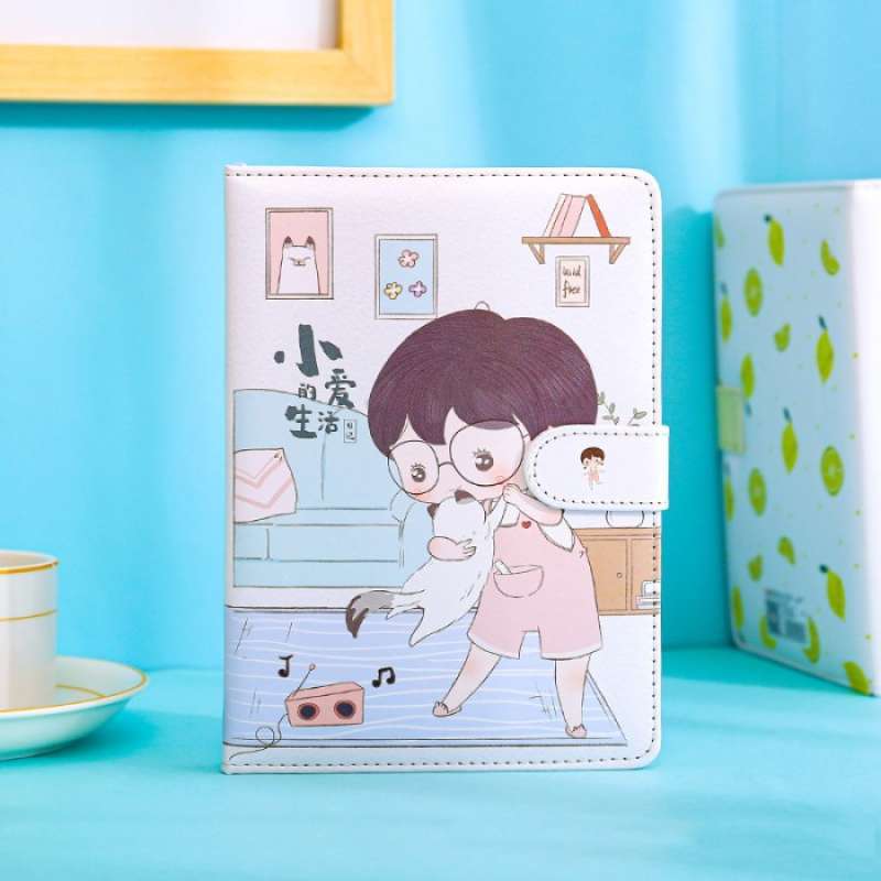 Jual Gratis Ongkir Notebook Diary Kertas Gambar Animasi Buku Catatan ...