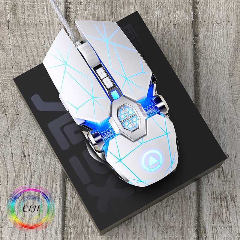 Promo GAMING MOUSE CIJI RGB PROFESSIONAL MACRO 3200DPI LED USB WIRED ...
