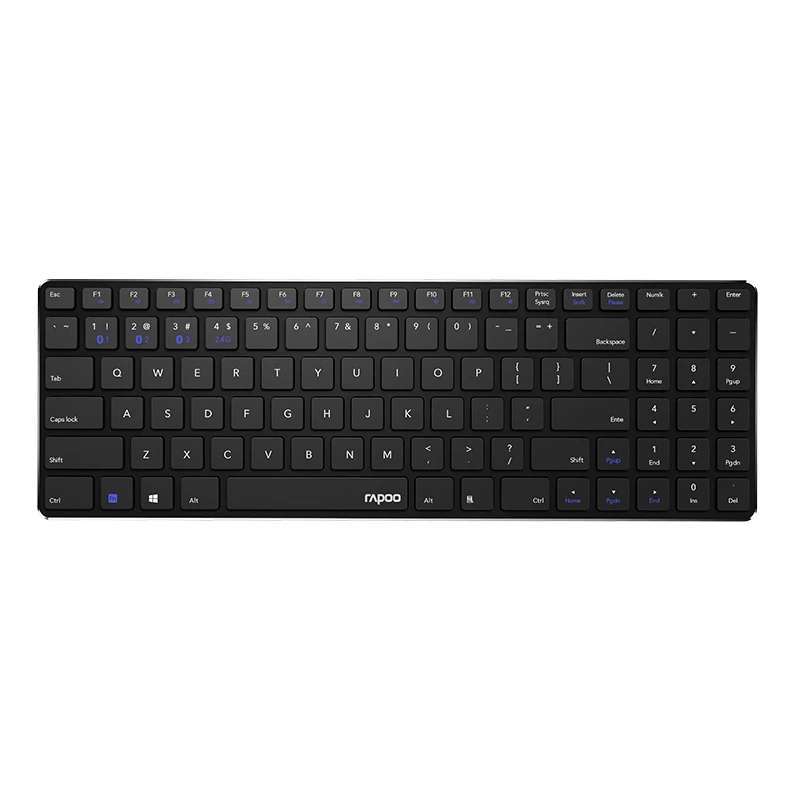 Jual Rapoo E9300 Bluetooth/2.4G Multi-Media 4.5mm Ultra-Slim Wireless ...