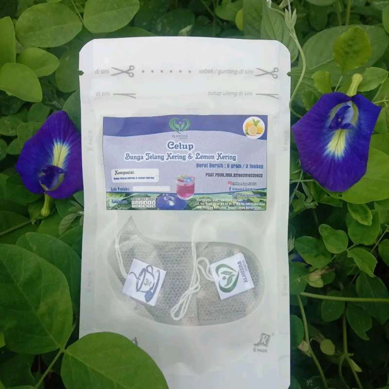 Jual Teh Celup Bunga Telang Varian Lemon Di Seller Almeera Garden ...