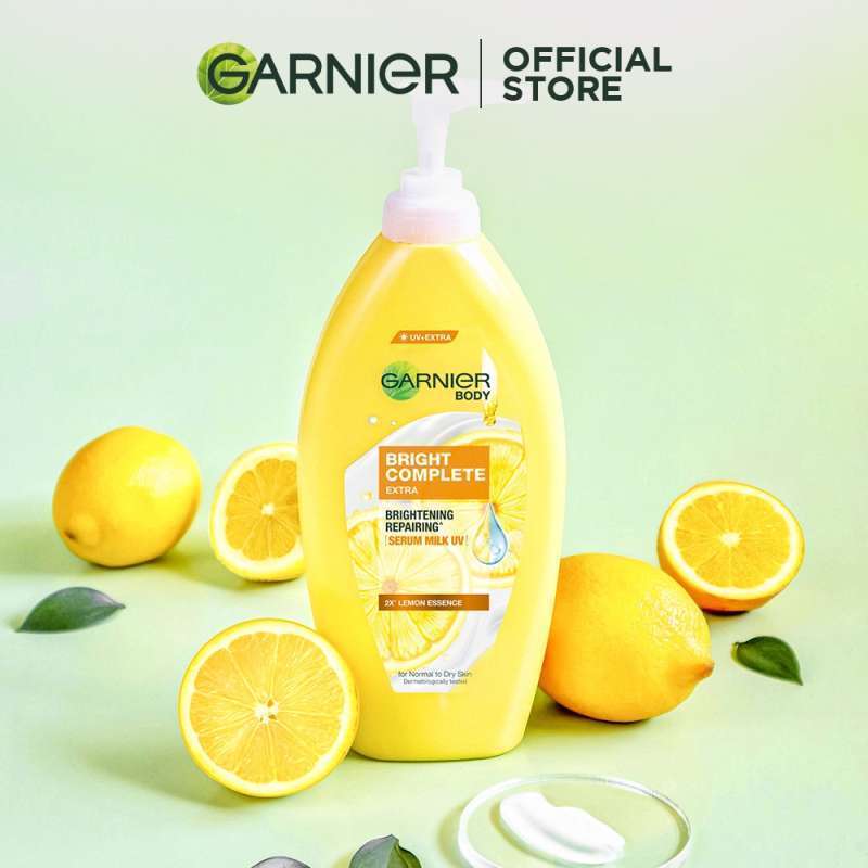 Jual Garnier Bright Complete Brightening Serum Milk UV Body Lotion Skin ...