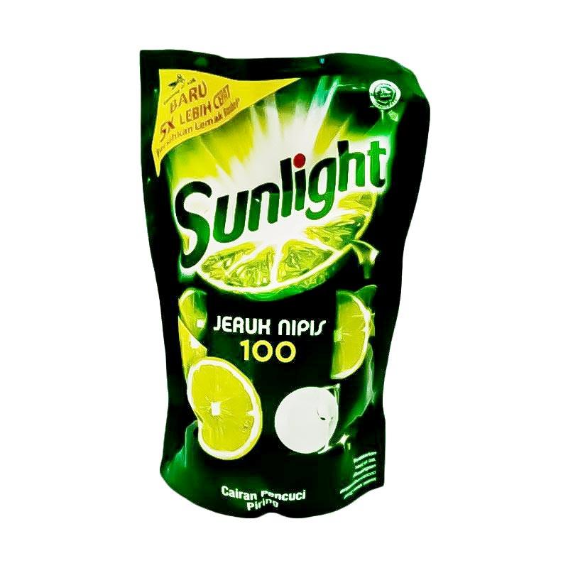 Jual SUNLIGHT Jeruk Nipis Sabun Cuci Piring [755 mL/ Kemasan Refill] - Hijau di Seller KING ...