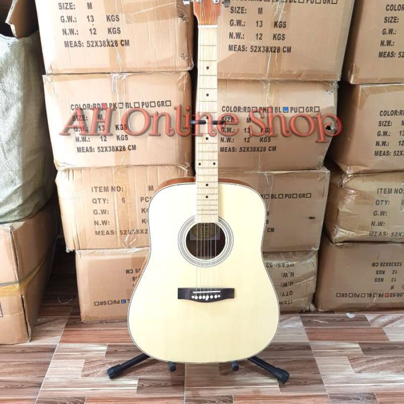 Jual GITAR AKUSTIK TANAM BESI FG-310 - NATURAL di Seller Blisini Saja ...
