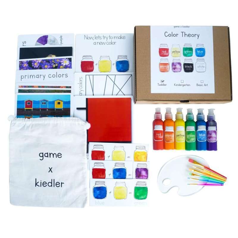 Jual Color Theory Game X Kiedler Set Belajar Warna - Toddler Di Seller ...