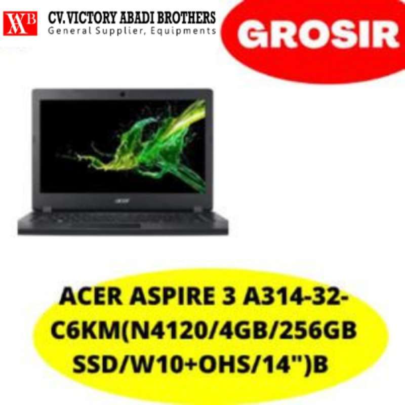 Jual Acer Aspire 3 A314-32-c6km N4120 4gb 256gb Ssd W10 Ohs 14 B Di ...
