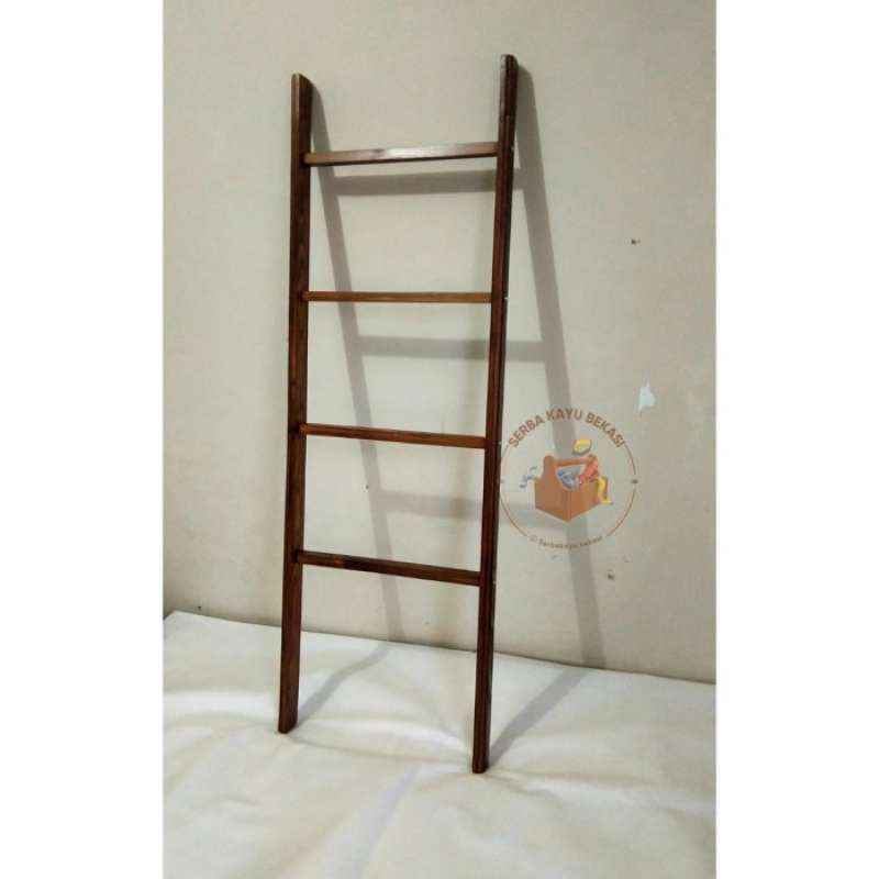 Jual Rak Tangga Kayu. Rak Sajadah Mukena. Gantungan Handuk. Kode 209 Di ...