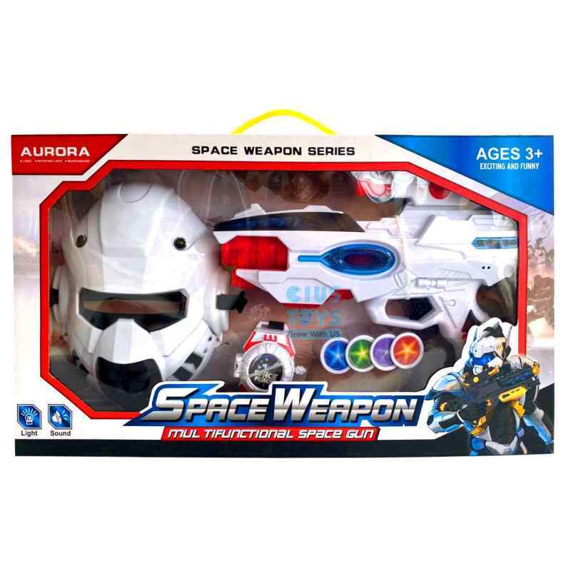 Jual Mainan Pistol dan Topeng Space Weapon Aurora di Seller ciustoys ...